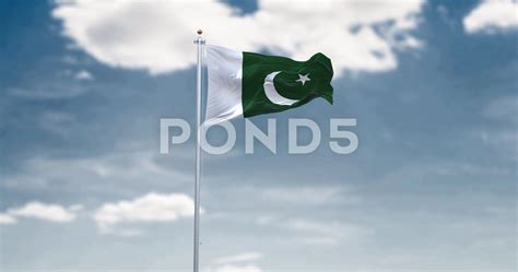 Pakistan Flag Waving Animated