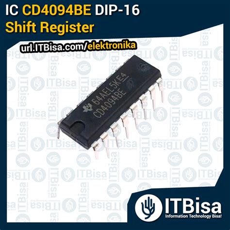 Jual Itbisa Ic 4094 Cd4094 Be Cd4094be Dip 16 Shift Register Dip16