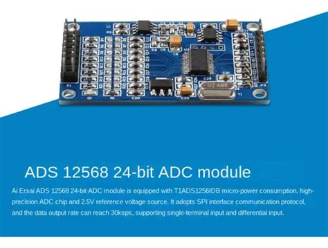 Módulo Adc Ad Adc Mu De 24 Bits Y 8 Canales De Alta Precisió Cuotas Sin Interés