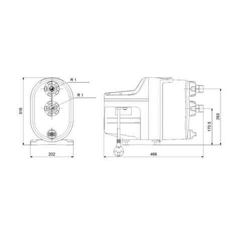 Grundfos SCALA1 3 45 Self Priming Booster Pump APR Tanks Water Tanks Rainwater Tanks Adelaide
