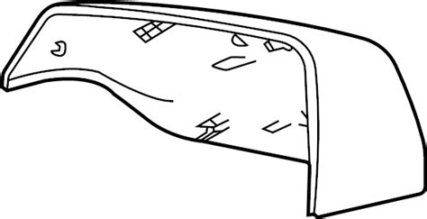 Gmc Yukon Door Mirror Cover Upper Chrome Wo Power 84642823 Gm Parts Outlet Eastpointe Mi