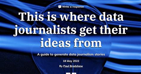 This Is Where Data Journalists Get Their Ideas