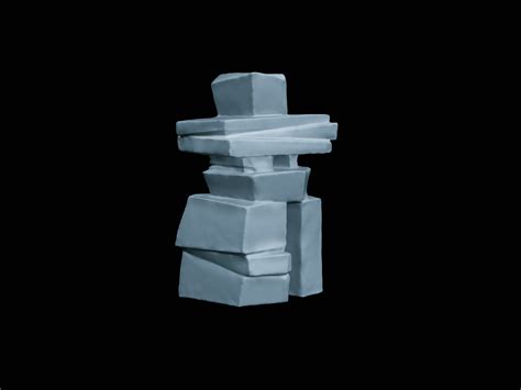 Stl File Inukshuk 🗿・3d Printable Model To Download・cults