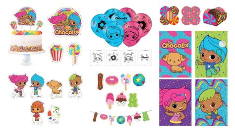 Sucesso Na Televisão Os Chocolix Ganha Linha De Festas Da Festcolor Contei