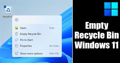 How To Automatically Empty The Recycle Bin On Windows 11