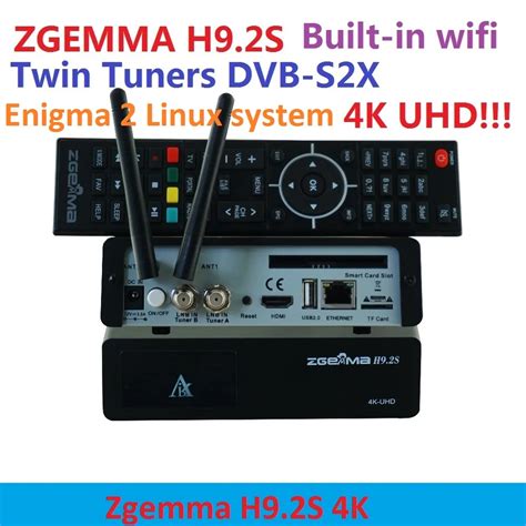 Newest Zgemma H S HEVC H K UHD P XDVB S X Enigma Linux IPTV STALKER Twin