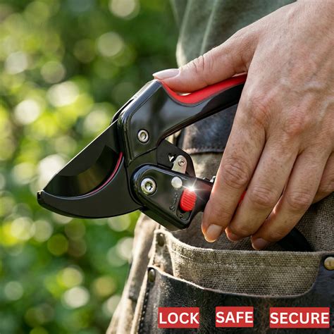 Professional Pruning Shears Sk5 Steel Blade Color Red And Black Gard