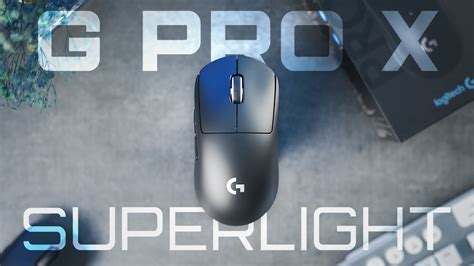 끝판왕 게이밍 마우스입니다 로지텍 G Pro X Superlight 지프로 슈퍼라이트 Youtube