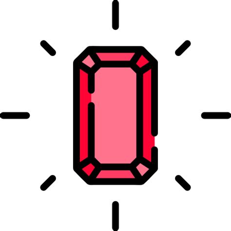 Ruby Special Lineal Color Icon