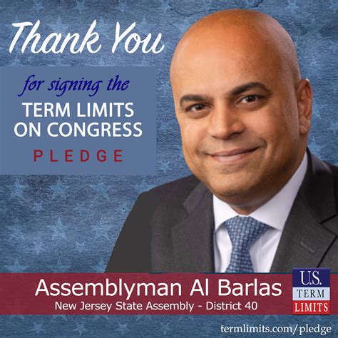 Assemblyman Al Barlas Pledges To Support Congressional Term Limits U S Term Limits