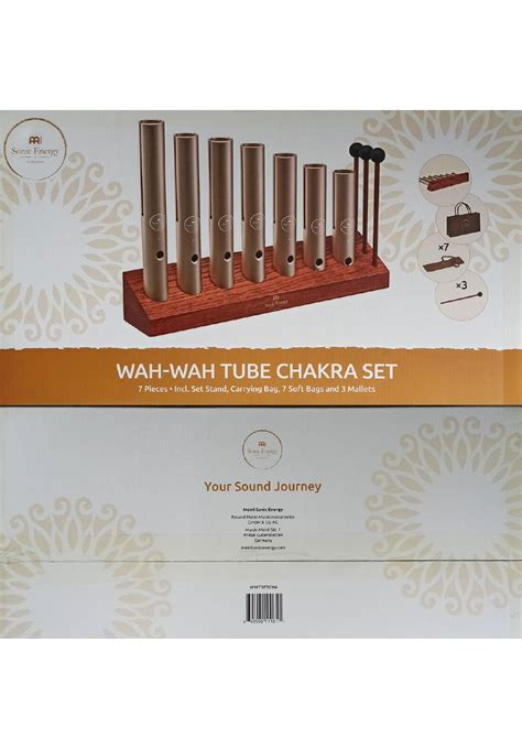 Meinl Sonic Energy Wah Wah Tube Chakra Set 7 Piece Musical Instrument