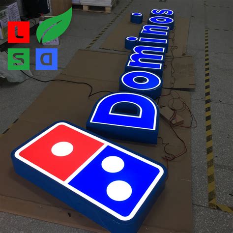 IP Mm D Illuminated Signs Backlit Halo Letters With Led Illumination