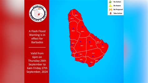 Flash Flood Warning Extended Overnight Caribbean Broadcasting Corporation