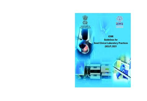 Pdf Icmr Guidelines For Good Clinical Laboratory Practices Gclp