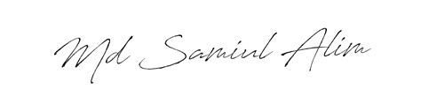 79 Md Samiul Alim Name Signature Style Ideas Wonderful Esignature
