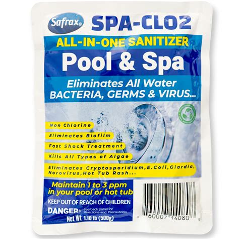 Safrax Chlorine Dioxide Clo2 Tablets For Spa Hot Tubs Jacuzzi And
