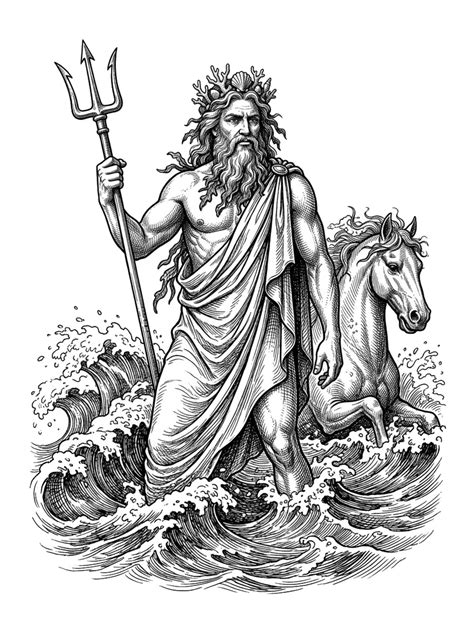 Poseidon Greek God Of Sea And Earthquakes Crazy Alchemist