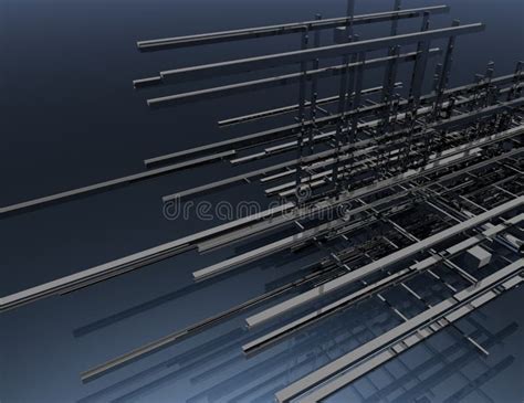 Abstract Cubes Background 3d 3d Rendered Illustration Stock