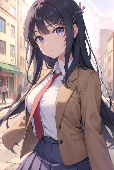 Ai Art Lora Model Mai Sakurajima Pixai