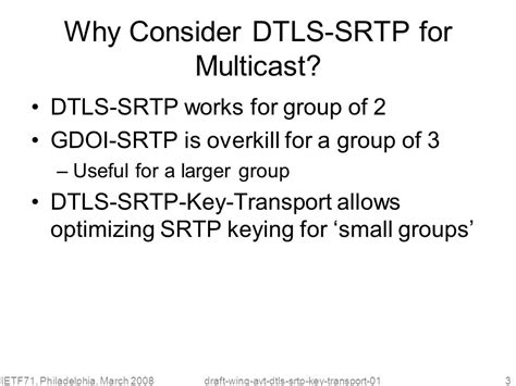 Draft Wing Avt Dtls Srtp Key Transport Ppt Video Online Download