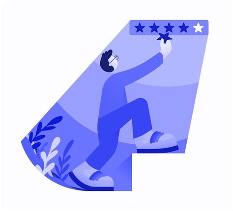 Pessoa Dando Avaliação De Feedback Positivo Com Estrela Para Ilustração
