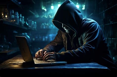 Premium Ai Image Mysterious Figure In A Dim Setting