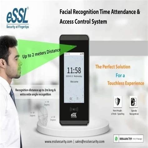 Essl Ai Face Mars Face Biometric Attendance System At Rs 17000piece