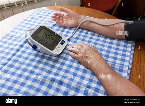 Blood Pressure Measure With Heart Rate Check Using Digital Device Healthcare And Medical