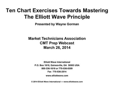 Master Elliott Wave Principles Wayne Gorman Pdf