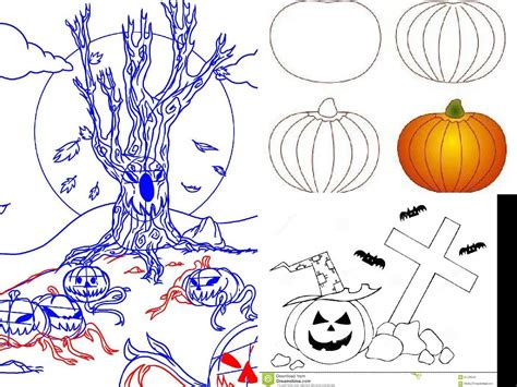 Lindas Paginas Para Colorear De Halloween Para Imprimir