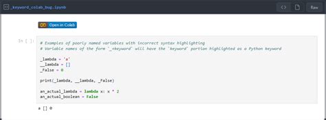 Variable Names Of The Form Keyword Will Be Partially Highlighted As A Python Keyword · Issue