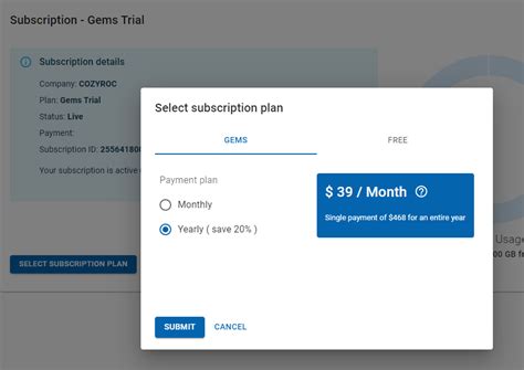 Gems Billing Cozyroc Cloud Docs