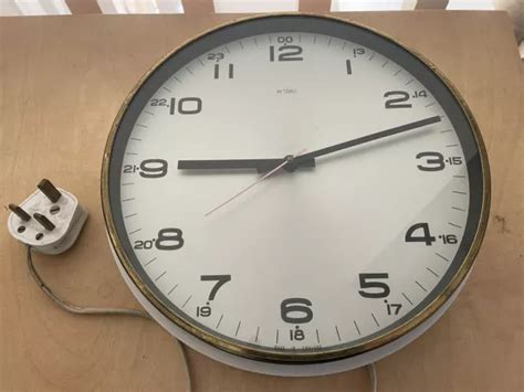 Vintage British Made Metamec Wall Clock £28 00 Picclick Uk