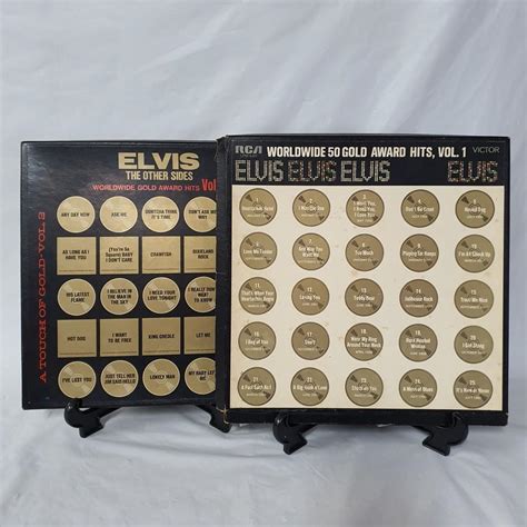 At Auction Elvis Worldwide 50 Gold Award Hits Vol 1 And Elvis The