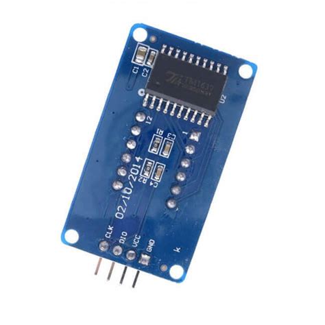 Led индикатор семисегментный 4 разрядный с драйвером Tm1637 Robotica Md