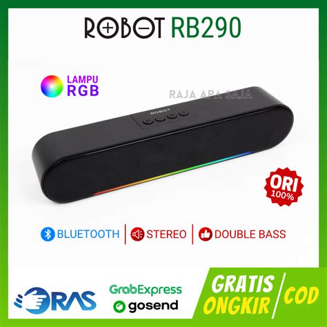 Jual Speaker Bluetooth Robot Rgb Double Full Bass Stereo Wireless Portable Soundbar Speker Sound