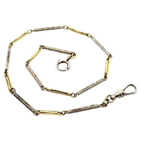 Antique Solid 14k Two Tone Gold Scroll And Textured Work Unique Pocket