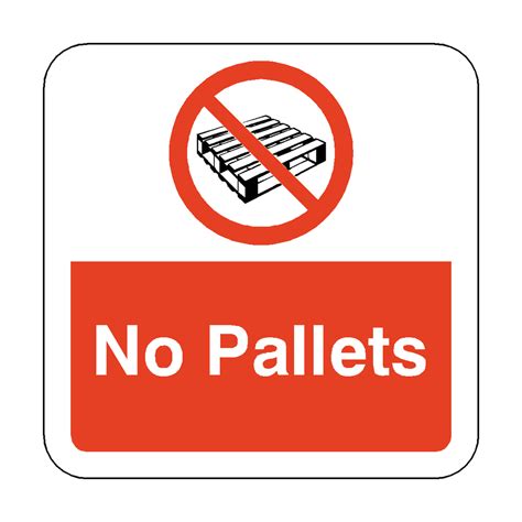 No Pallets Floor Graphics Sticker Safety Uk