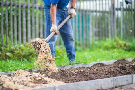 Premium Photo Farmer Prepare The Soil For Planting Crops In The