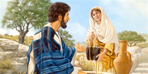 Jesús Habla Con Una Mujer Samaritana La Vida De Jesús