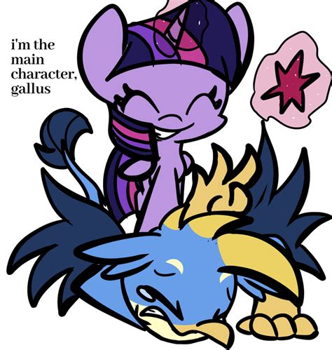 2962956 Safe Artistderp Pone Gallus Twilight Sparkle Alicorn