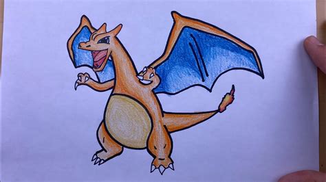 How To Draw Charizard From Pokémon Youtube