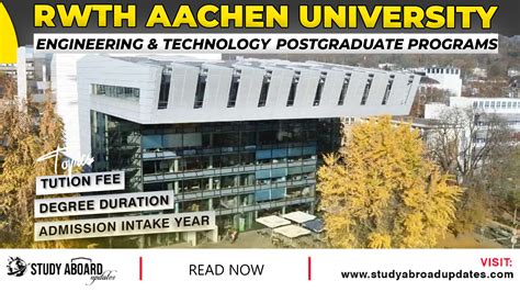 RWTH Aachen University Engineering & Technology Programs
