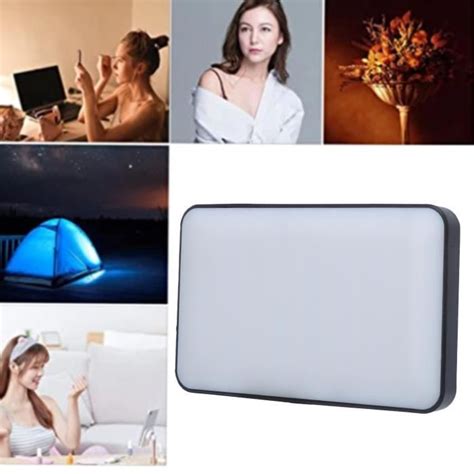 Cikonielf Lumière de remplissage portable Caméra Photo Portable Fill Light Rectangle Panel 2500
