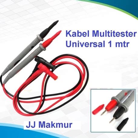 Jual Kabel Multitester Mm Banana Plug Ke Jarum Probe Avometer Cable Universal Multimeter