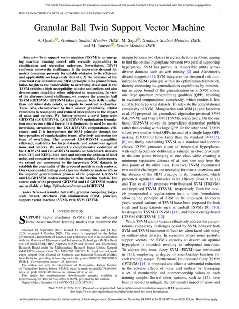 pdf granular ball twin support vector machine