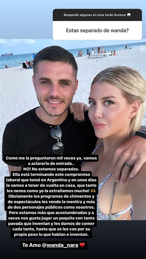 La Verdad Detrás De La Supuesta Separación Entre Wanda Nara Y Mauro
