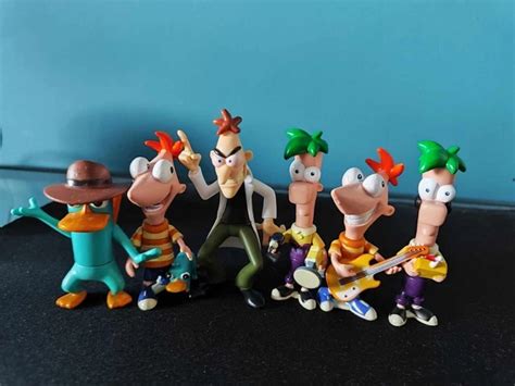 Disney Pineas Et Ferb 2 Figurines Pack Scene Goo Pod Collectible Eur