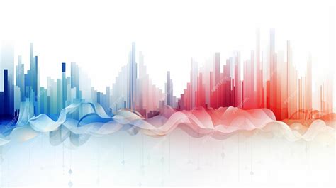 Premium Ai Image Abstract Data Visualization On White Background