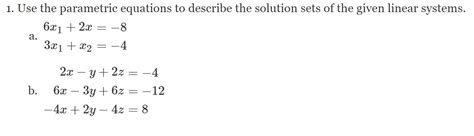 Solved A1q1 Linear Assignment Show All Steps For The